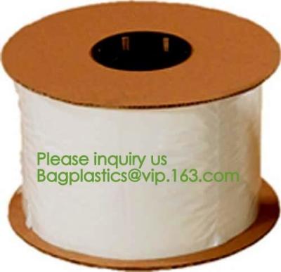 China Biodegradable Pre-Opened, Mirco Perforated Auto Bags On Roll, Preopened Poly Bag For Packaging Machines for sale