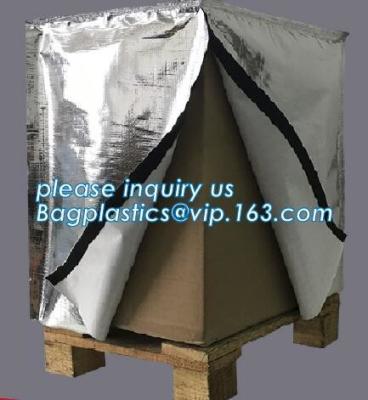 Cina Coperture isolate termiche del pallet, coperte del pallet del contenitore di Rusable, bolla radiante di resistenza al calore della stagnola della barriera in vendita