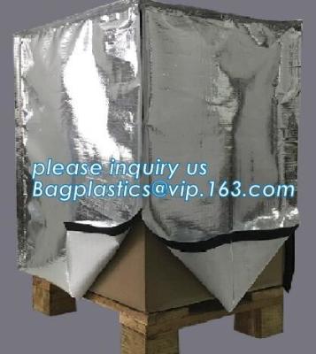 Cina Coperture isolate termiche del pallet, coperte del pallet del contenitore di Rusable, bolla radiante di resistenza al calore della stagnola della barriera in vendita