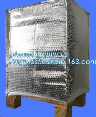 Cina Coperture isolate termiche del pallet, coperte del pallet del contenitore di Rusable, bolla radiante di resistenza al calore della stagnola della barriera in vendita