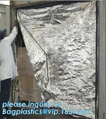 Cina Coperture isolate termiche del pallet, coperte del pallet del contenitore di Rusable, bolla radiante di resistenza al calore della stagnola della barriera in vendita