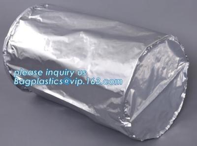 Cina Borsa allineante protettiva liquida del foglio di alluminio con la valvola, imballaggio dell'olio della fodera di carro armato di Pail Drum Liner IBC del secchio dei barilotti in vendita
