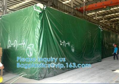 Cina Tela cerata rivestita del camion resistente del PVC, poli COPERTURA dei CARICHI all'aperto della tela cerata, strato del tessuto del tetto della tela cerata di tela in vendita