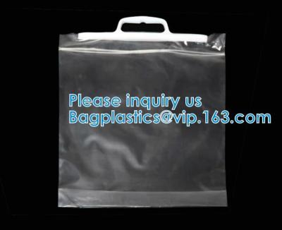 Cina Borsa con manico con gancio per appendini compostabile biodegradabile per indumenti intimi, borsa per bikini con manico rigido con chiusura a scatto in vendita