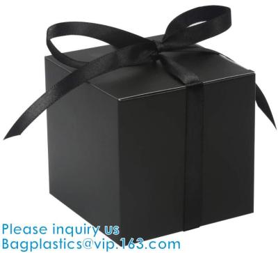 Cina Regali con coperchio magnetico lucido opaco, artigianato, cupcake, caramelle, scatole per proposte da damigella d'onore scatole facili da montare in vendita