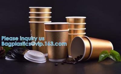 Cina Rifornimenti del partito di festa di Drinkware di Natale della stagnola di oro, tazza di carta eliminabile di natale, rifornimenti di festa di natale in vendita