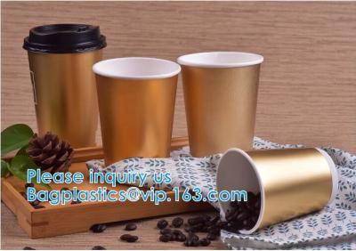 Cina Rifornimenti del partito di festa di Drinkware di Natale della stagnola di oro, tazza di carta eliminabile di natale, rifornimenti di festa di natale in vendita