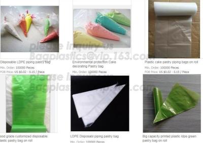 China Biodegradable Pastry Piping Bags, Cake Decorating Bags, Baking Cookies Candy Supplies Kits,  Icing Bags for sale