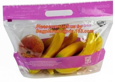 Cina Stia sul sacchetto, borse di plastica della serratura dello zip della chiusura lampo del cursore del chiaro del commestibile del congelatore dell'alimento pacchetto riutilizzabile della frutta in vendita