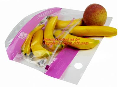 Cina Stia sul sacchetto, borse di plastica della serratura dello zip della chiusura lampo del cursore del chiaro del commestibile del congelatore dell'alimento pacchetto riutilizzabile della frutta in vendita