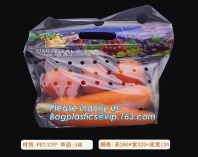 Cina Chiaro supporto a chiusura lampo sulle borse d'imballaggio del sacchetto della frutta, borse scaricate dei prodotti con la chiusura lampo, frutta di verdure al minuto in vendita