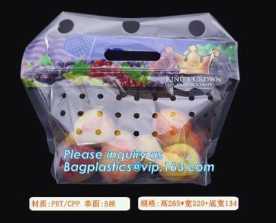 Cina Chiaro supporto a chiusura lampo sulle borse d'imballaggio del sacchetto della frutta, borse scaricate dei prodotti con la chiusura lampo, frutta di verdure al minuto in vendita