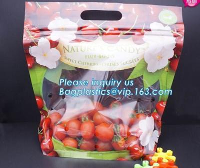 Cina Chiaro supporto a chiusura lampo sulle borse d'imballaggio del sacchetto della frutta, borse scaricate dei prodotti con la chiusura lampo, frutta di verdure al minuto in vendita