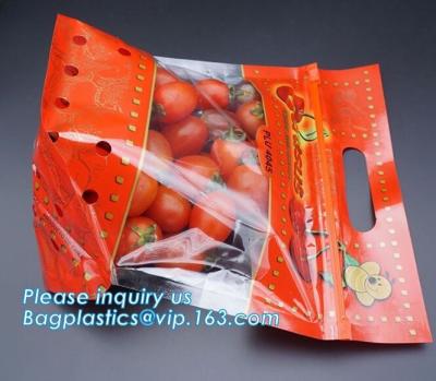 Cina Chiaro supporto a chiusura lampo sulle borse d'imballaggio del sacchetto della frutta, borse scaricate dei prodotti con la chiusura lampo, frutta di verdure al minuto in vendita