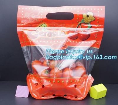 Cina Chiaro supporto a chiusura lampo sulle borse d'imballaggio del sacchetto della frutta, borse scaricate dei prodotti con la chiusura lampo, frutta di verdure al minuto in vendita