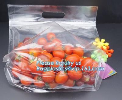 Cina Chiaro supporto a chiusura lampo sulle borse d'imballaggio del sacchetto della frutta, borse scaricate dei prodotti con la chiusura lampo, frutta di verdure al minuto in vendita