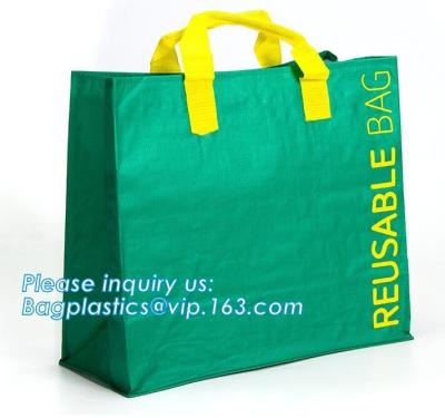 Cina Cliente della drogheria, grandi borse commoventi resistenti, maniglie delle cinghie dello zaino, totalizzatori di stoccaggio delle chiusure lampo, scatole di stoccaggio in vendita