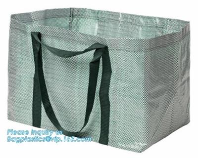 Cina Cliente della drogheria, grandi borse commoventi resistenti, maniglie delle cinghie dello zaino, totalizzatori di stoccaggio delle chiusure lampo, scatole di stoccaggio in vendita