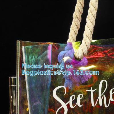 Cina Le donne insaccano, borse dello stadio, PVC Tote Bag, borsa, borsa dell'involucro di regalo di festival, borsa cosmetica di stoccaggio della maniglia in vendita