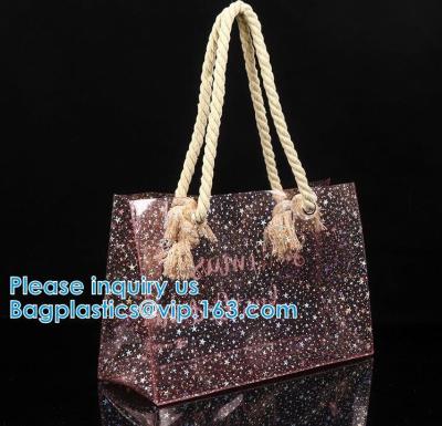 Cina Le donne insaccano, borse dello stadio, PVC Tote Bag, borsa, borsa dell'involucro di regalo di festival, borsa cosmetica di stoccaggio della maniglia in vendita