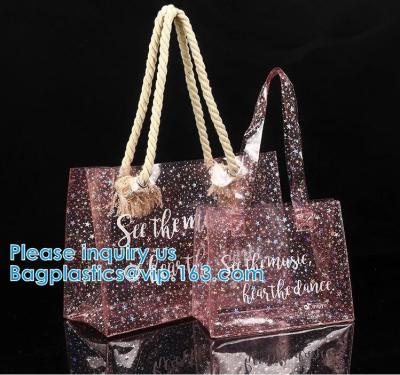 Cina Le donne insaccano, borse dello stadio, PVC Tote Bag, borsa, borsa dell'involucro di regalo di festival, borsa cosmetica di stoccaggio della maniglia in vendita