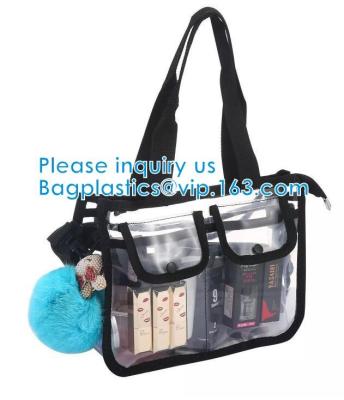 Cina Le chiare borse, stadio approvato, vedono attraverso Tote Bag, la tracolla, grande borsa trasparente in vendita