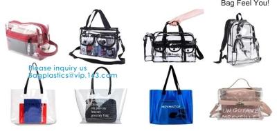 Cina Le chiare borse, stadio approvato, vedono attraverso Tote Bag, la tracolla, grande borsa trasparente in vendita