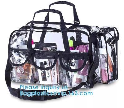 Cina Le chiare borse, stadio approvato, vedono attraverso Tote Bag, la tracolla, grande borsa trasparente in vendita