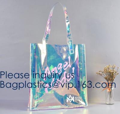 Cina Borse a tracolle di acquisto di viaggio, TPU, PVC, EVA, borse trasparenti della spiaggia delle donne molli della maniglia, borse di cordone in vendita