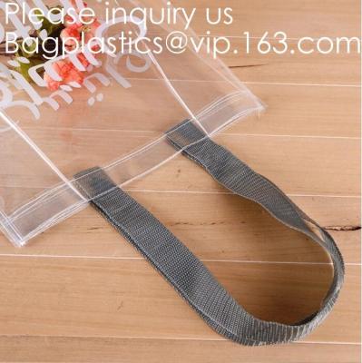 Cina Borse a tracolle di acquisto di viaggio, TPU, PVC, EVA, borse trasparenti della spiaggia delle donne molli della maniglia, borse di cordone in vendita