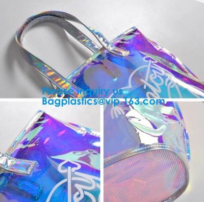 Cina Borsa di cuoio riflettente dell'unità di elaborazione del laser, totalizzatore iridescente, borsa olografica di modo, borsa di segretezza, borsa del lavoro dello stadio in vendita