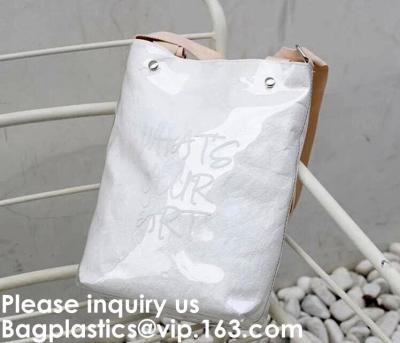 Cina Modo inter- Tyvek Tote Bag, mestiere Tote Bag di carta, stoccaggio, viaggio, promozione, imballaggio del corpo di Tyvek di trucco in vendita