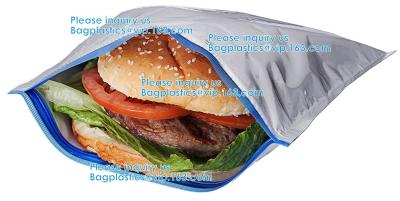 Cina Borse termiche del panino della stagnola della serratura dello zip, medicina facile isolata riutilizzabile dell'ospedale della chiusura, borsa isolata vino in vendita