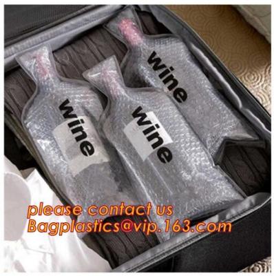 China Reusable Wine Bottle Protector, Air Bubble Cushion, Travel Sleeve Case, Leak-proof Safety Impact Resist for sale
