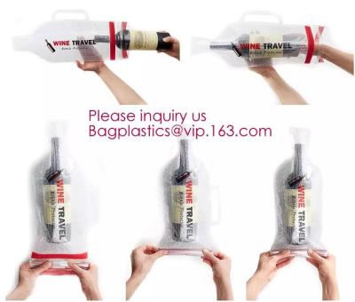 China Reusable Wine Bottle Protector, Air Bubble Cushion, Travel Sleeve Case, Leak-proof Safety Impact Resist for sale