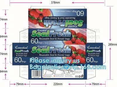 China zip Slider Lock Seal Bags, Zipper Seal Food Bags, Single Double Slider Sealing, multi function bags, pacrite for sale