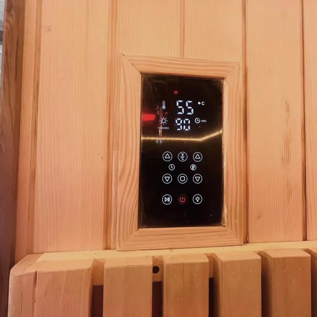 Brown Tempered Glass Door