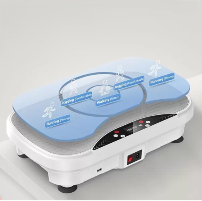 Multi-Color LED Vibration Plate in use