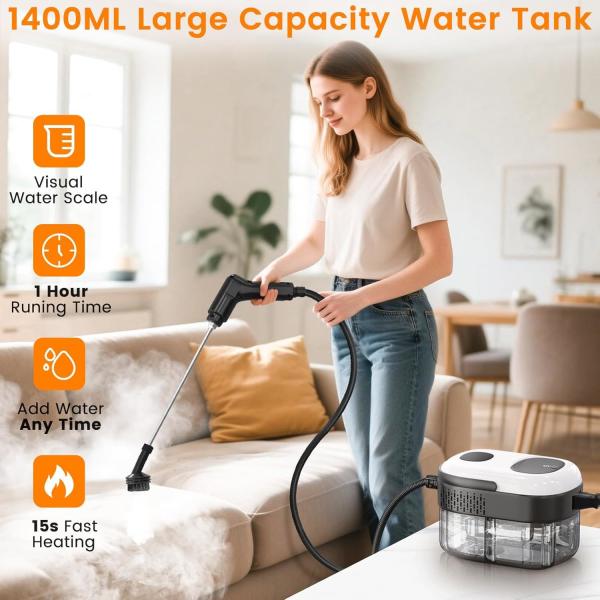 Quality High Temperature Steam Cleaning Machine For Fabric Stain Multi Function Steam for sale