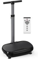 China Household Vibration Plate Exercise Machine with Handrail 50 Speed Levels Adjustable 37.4-42.1 Inch for sale