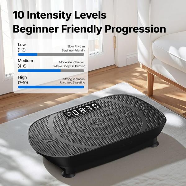 Quality 200W Electric Vibration Platform Exercise Machine With 120 Speed Levels 9 Auto for sale