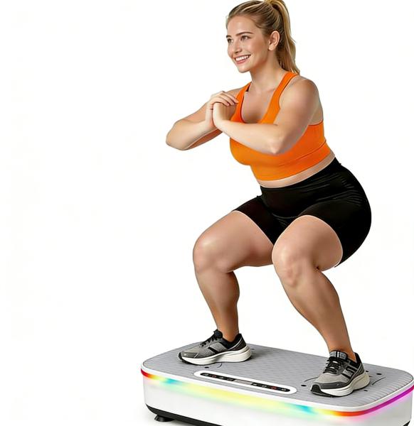 Quality Multi Color LED Vibration Platform Exercise Machine For Home Fitness for sale