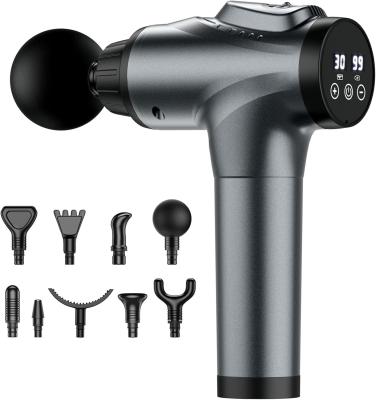 China Silent Home Massage Gun Percussion Massager With 4 Massages Heads for sale