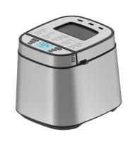 China Compact Stainless Steel Bread Machine 700W 3 Loaf Sizes 25 Programs Delay Start for sale