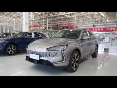 SUV híbrido elétrico preto Estrutura de carroceria integrada DFSK Seres 5 EVR Nova energia todo elétrico SUV