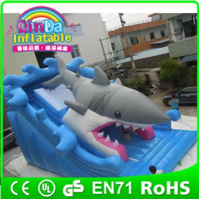 China Guangzhou QinDa inflatable jumbo water slide inflatable slide for pool for sale