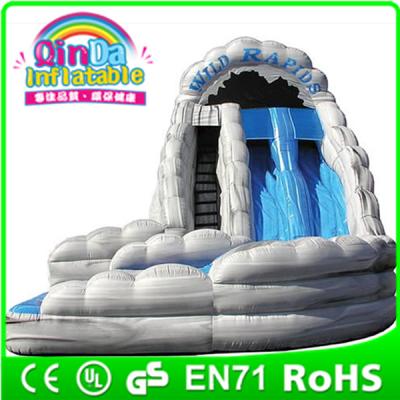 China QinDa Inflatable toy 2015 New Aqua Park, swing pool water slide playground for sale