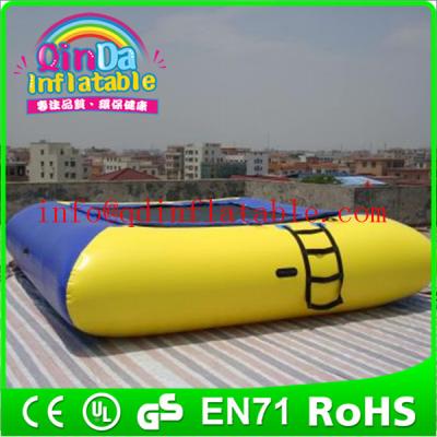 China Inflatable water park games air bouncer inflatable trampoline,cheap water trampolin for sale