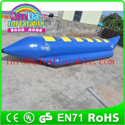 China Fashionable surfing game inflatable water games flyfish banana boat for sale