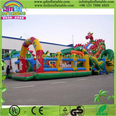 China Popular Inflatable Toys Castle Slide Fun City for Amusement Park for sale